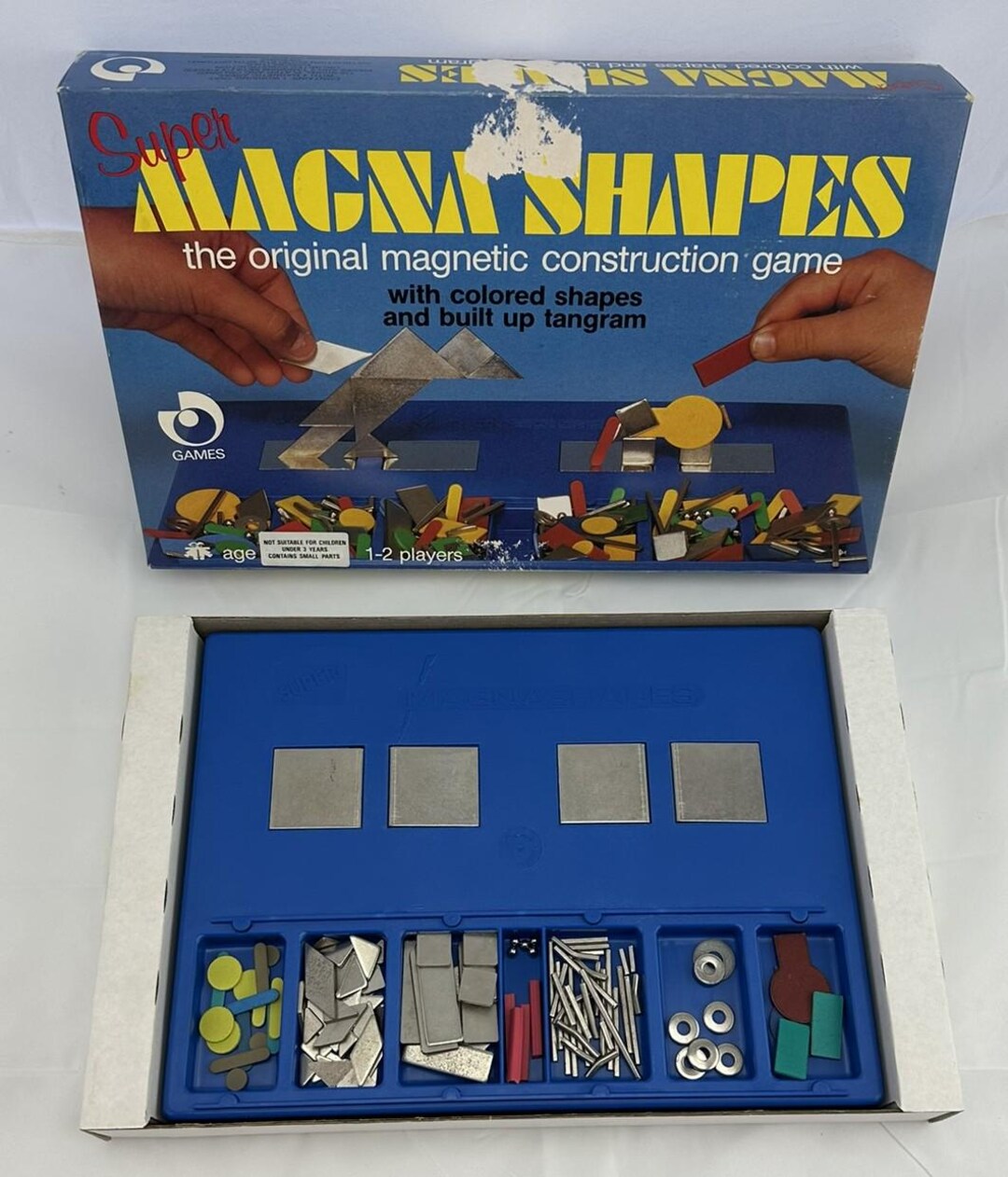 Super Magna Shapes Magnetic Building Toy in Great Condition FREE ...