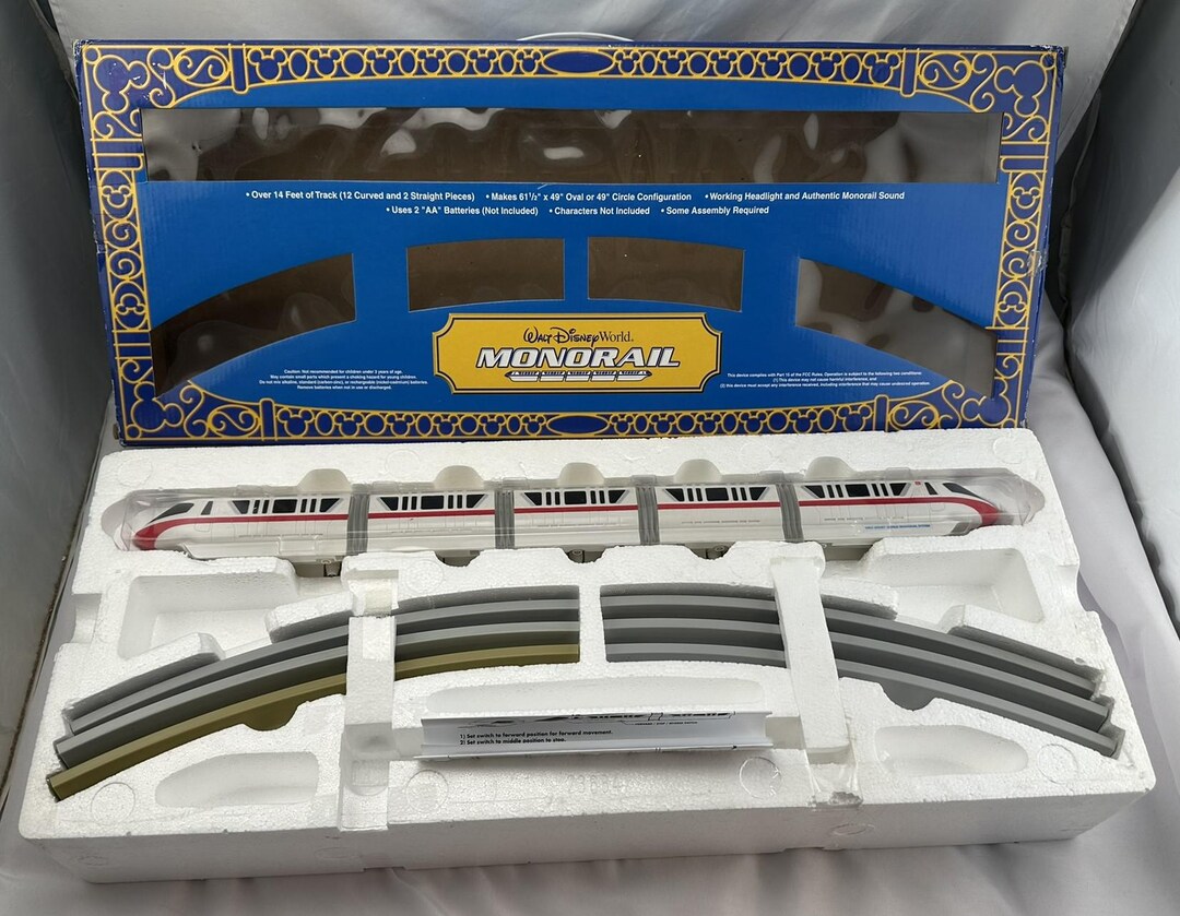 Disney Monorail Theme Park Exclusive Yellow Stripe Working in Great ...