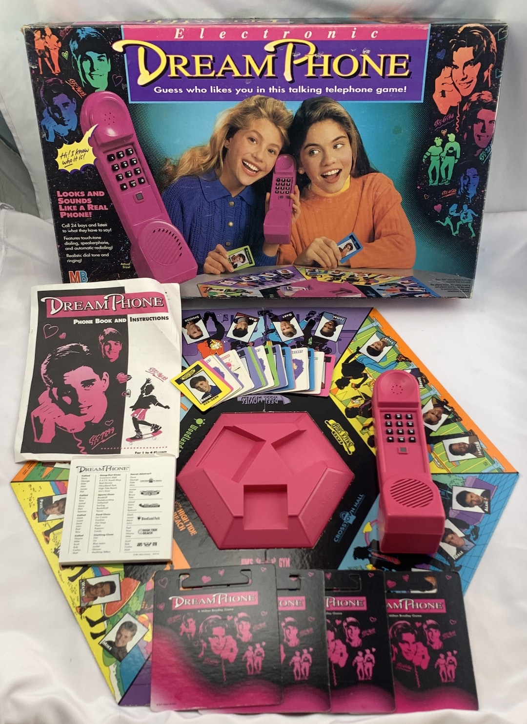 1991 Electronic Dream Phone Game by Milton Bradley Complete in Great ...