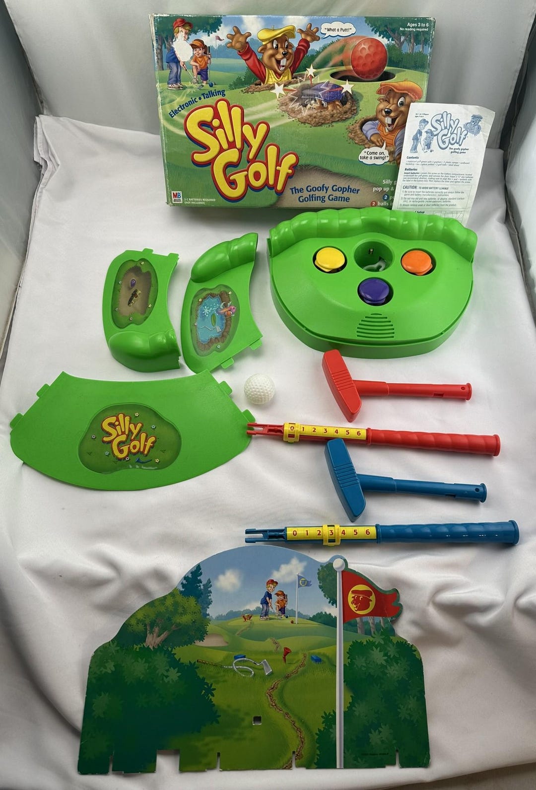 2001 Silly Golf Game by Milton Bradley Working in Great Condition FREE ...