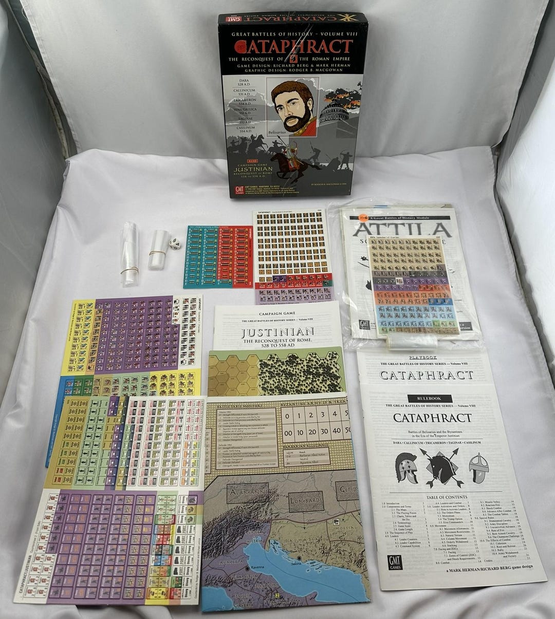 1999 Cataphract Game by GMT Games W/ Modules Unpunched New Old Stock ...