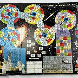 1985 Shuttle Command Game by Universe Games Complete in Good Condition ...