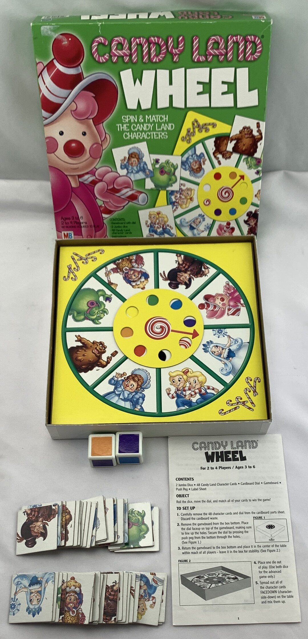 2002 Candy Land Wheel Game by Milton Bradley Complete in Great ...