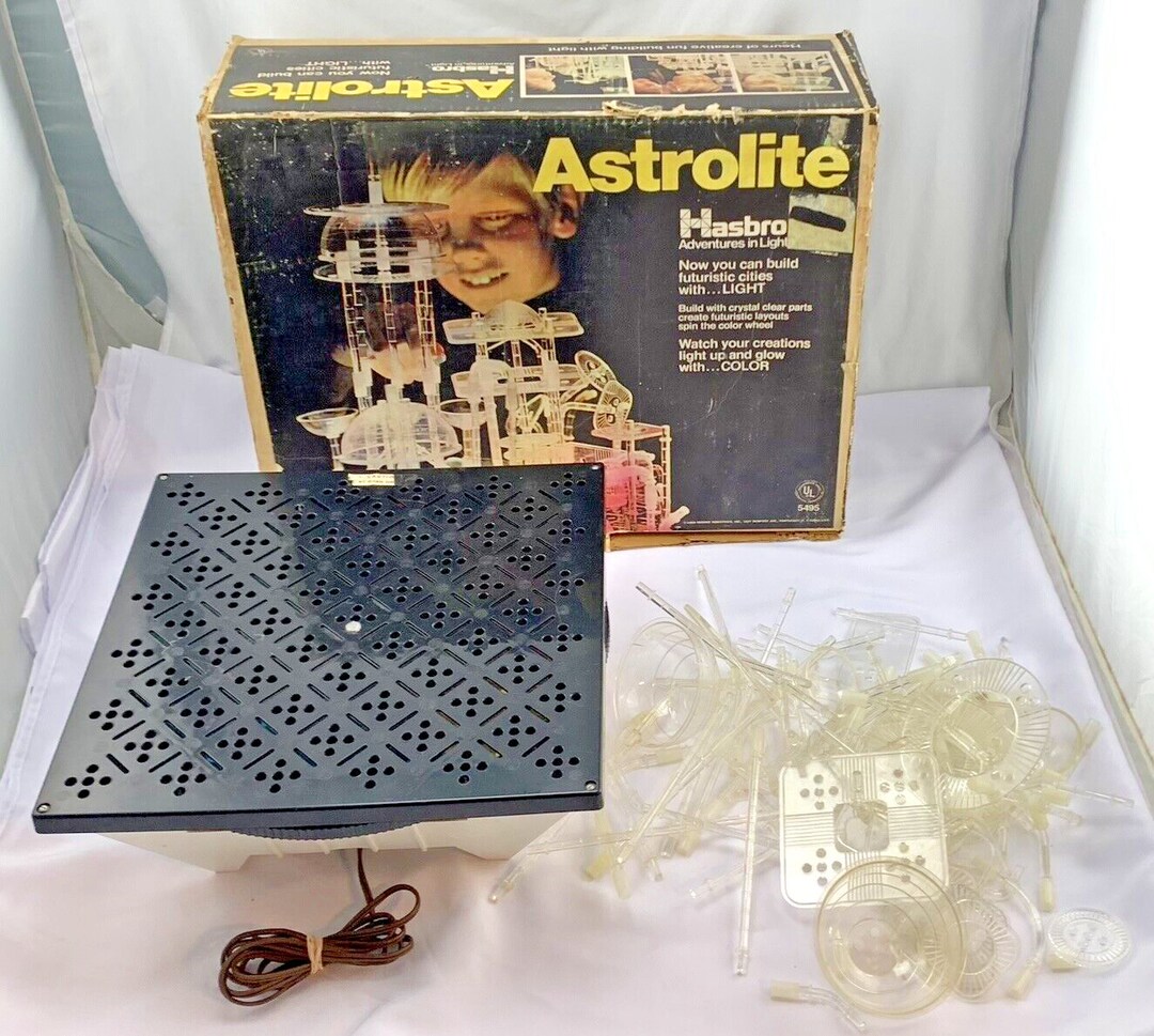 1969 Astrolite Building Lite Brite Hasbro Working in Great Condition ...