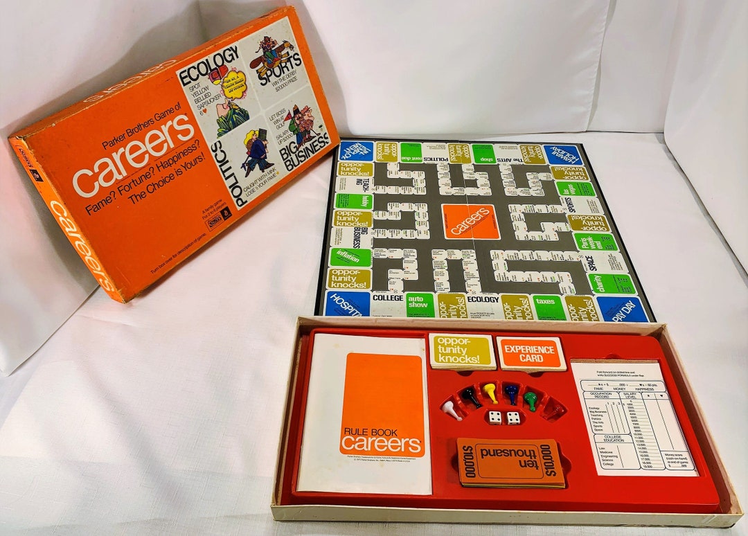 1971 Careers Board Game by Parker Brothers Complete in Great Condition ...