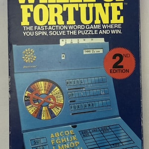 1988 Wheel of Fortune Travel Game by Pressman Brand New FREE SHIPPING ...