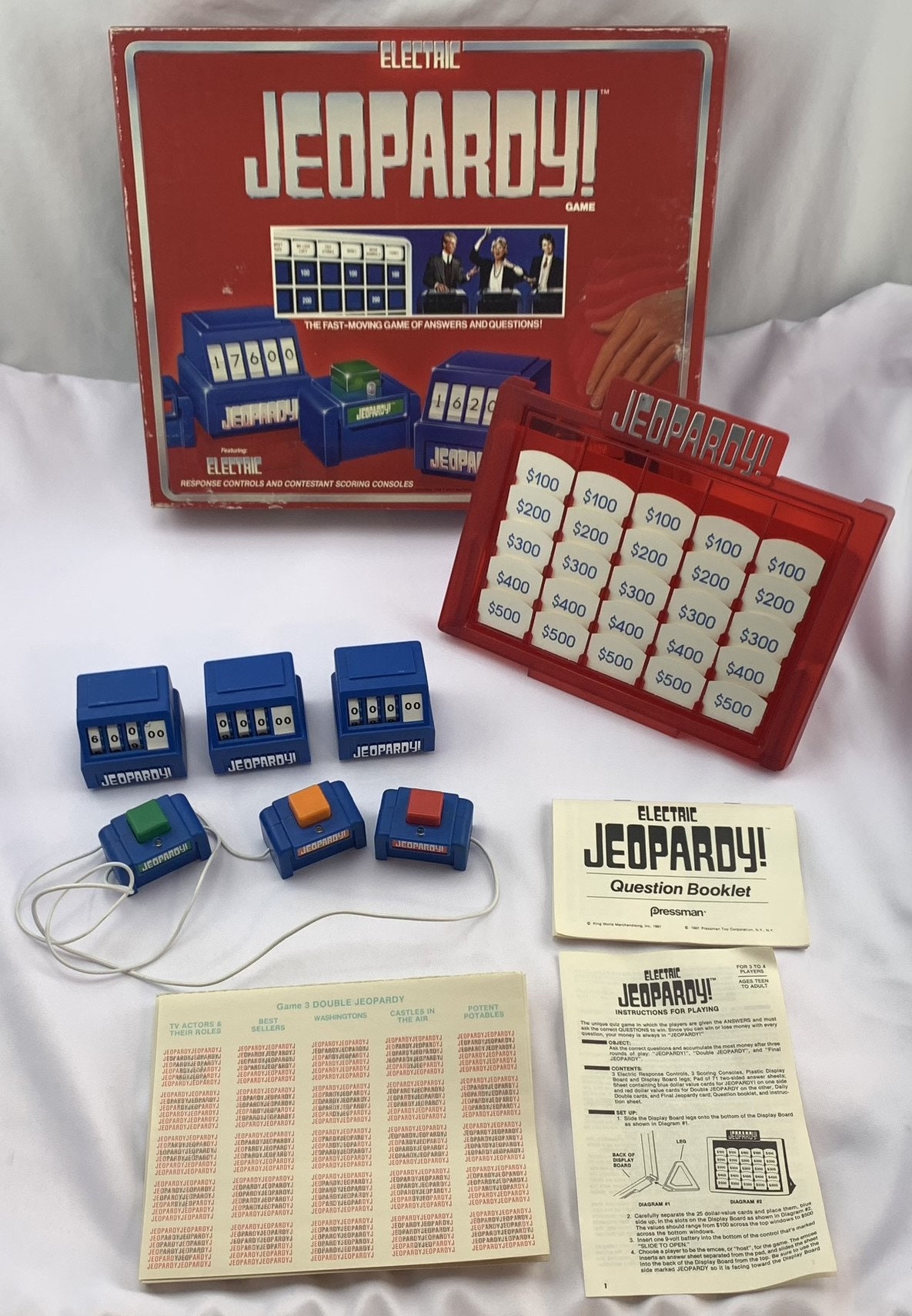 Jeopardy Board Game Pressman