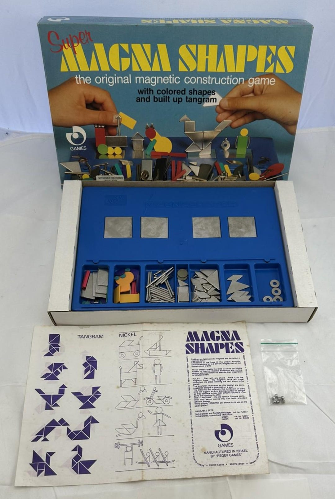 Super Magna Shapes Magnetic Building Toy in Great Condition FREE ...