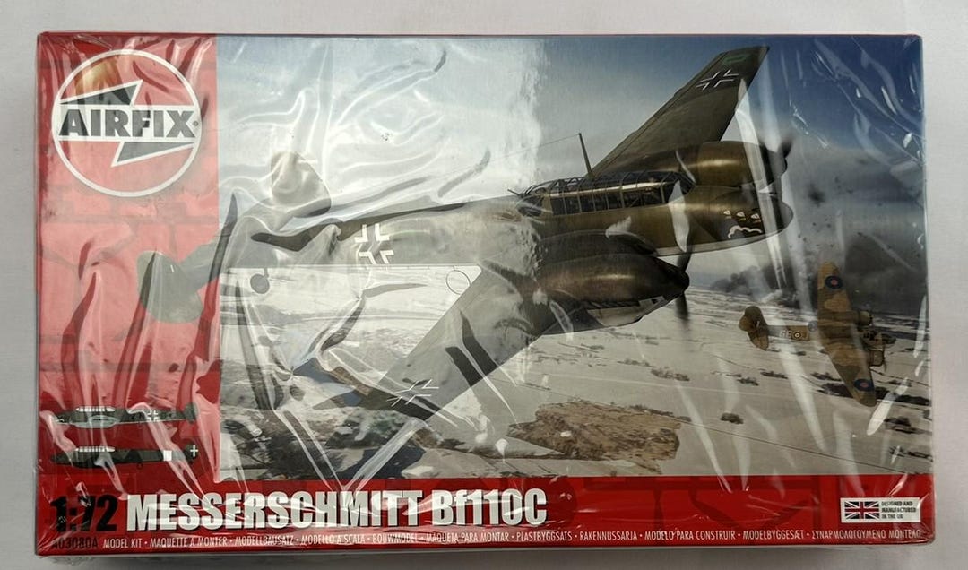 Airfix Bf 110C Messerscmitt Model Kit Brand New Sealed FREE SHIPPING - Etsy