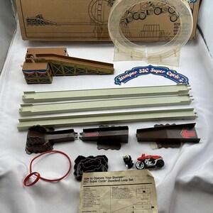 1981 Schaper Stomper SSC Super Cycle Daredevil Loop Set Complete/works ...