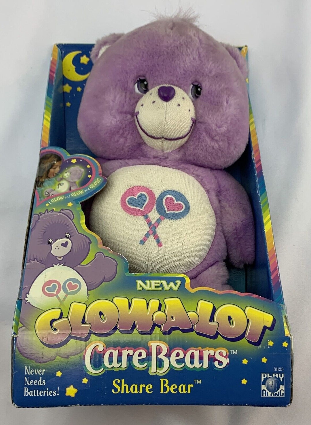 2003 Care Bears Glow A Lot Share Bear Brand New FREE SHIPPING - Etsy