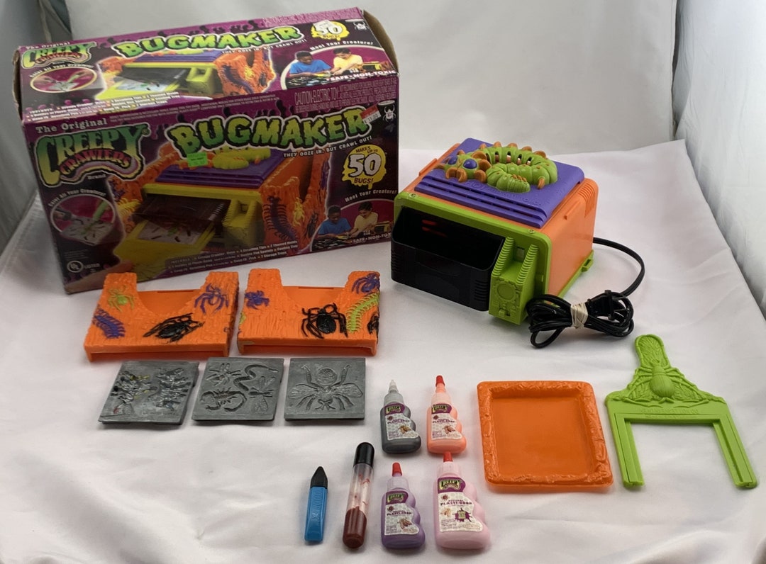 Creepy Crawlers Thing Maker Jakks Pacific 3 Molds, Lots of Goop, Works ...