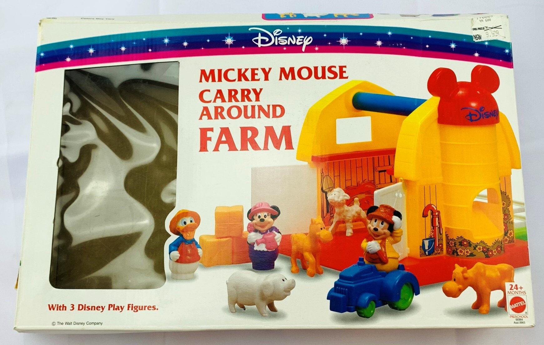 Pretend Play Vintage Mickey Mouse Carry Around Farm by Mattel Complete ...