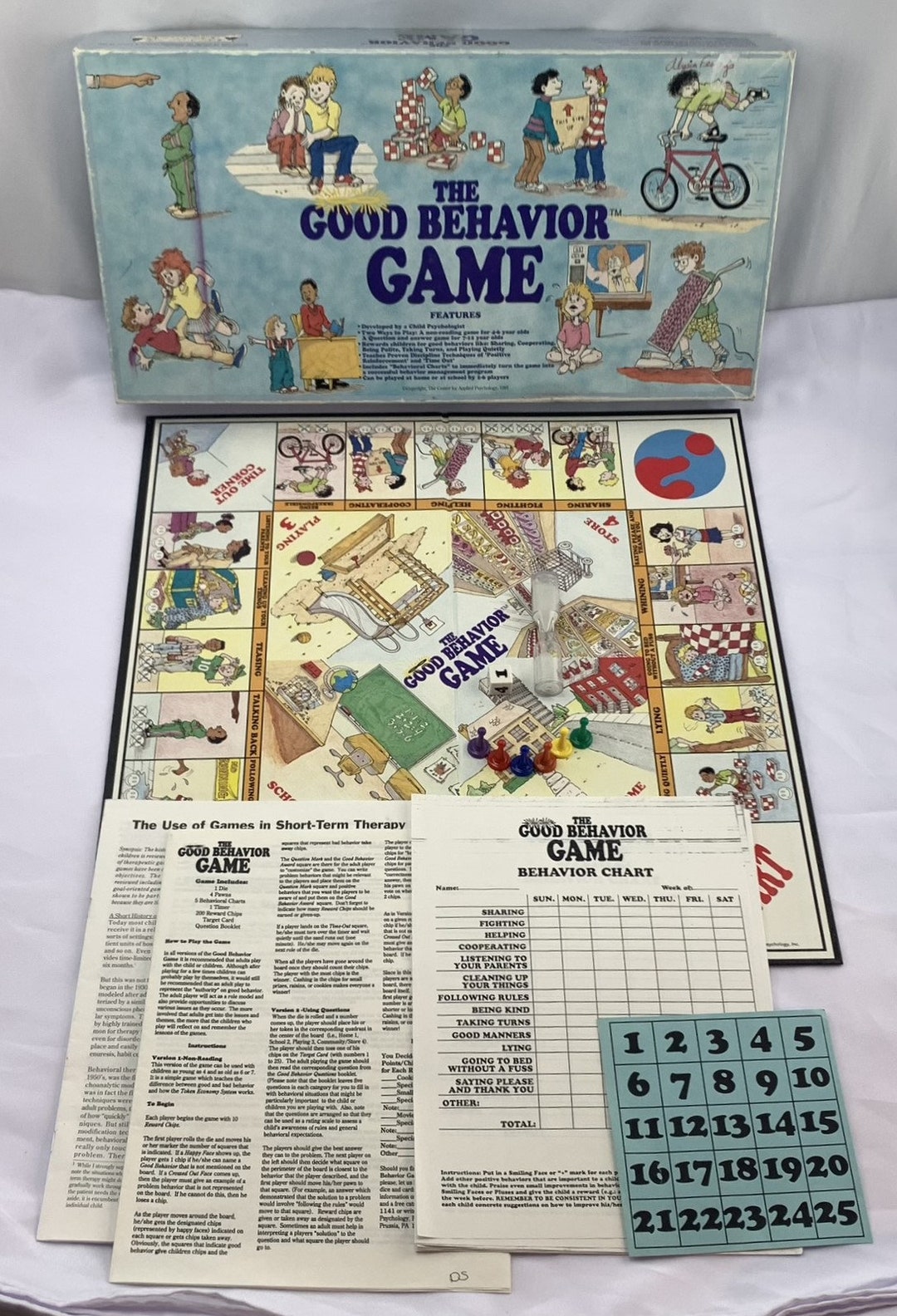 1991 the Good Behavior Game Complete in Very Good Condition FREE ...