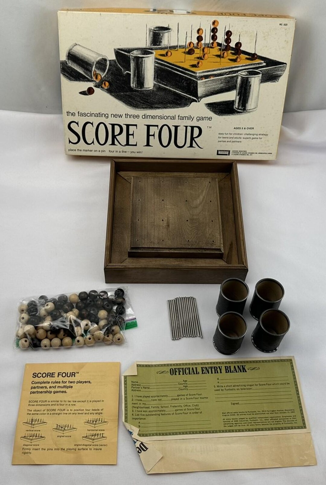 1968 Score Four Game by Lakeside Complete in Great Condition FREE ...