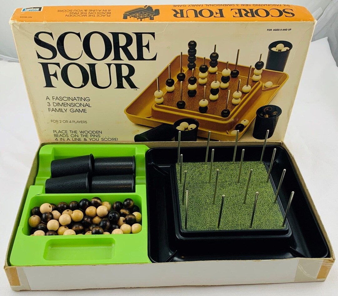 1972 Score Four Game by Lakeside Complete in Great Condition FREE ...