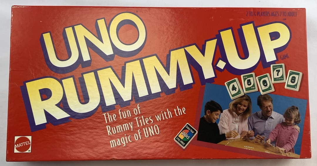 1993 Uno Rummy up Game by Mattel New Old Stock FREE SHIPPING - Etsy