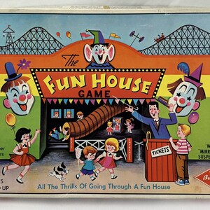 1950 Fun House Board Game by Warren Built Rite Complete in Great ...