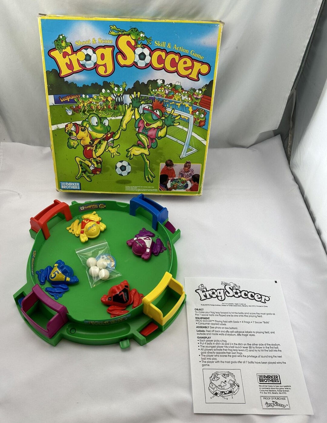 1992 Frog Soccer Game by Parker Brothers in Great Condition FREE ...