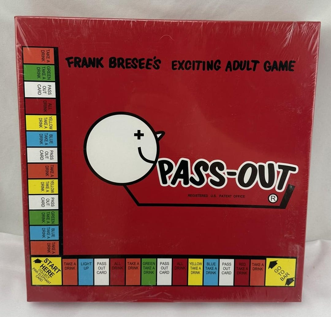 2005 Pass Out Game by Frank Bresee Brand New/sealed FREE SHIPPING - Etsy