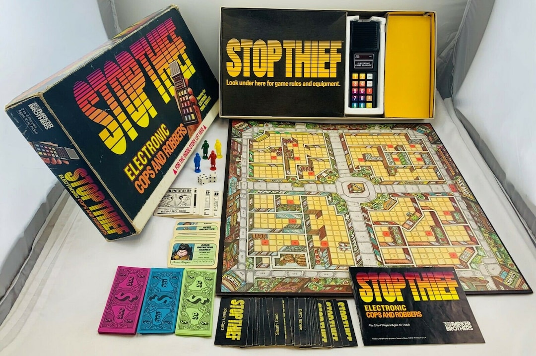 1979 Stop Thief Game by Parker Brothers Complete Great Condition FREE SHIPPING - Etsy