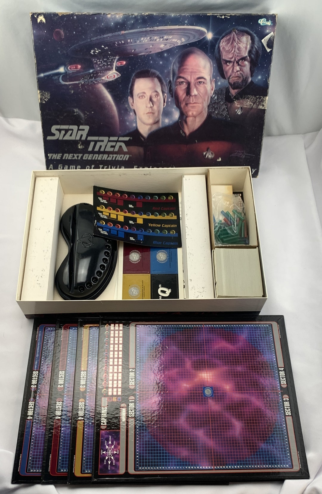 1993 Star Trek the Next Generation Trivia Game Exploration Discovery ...