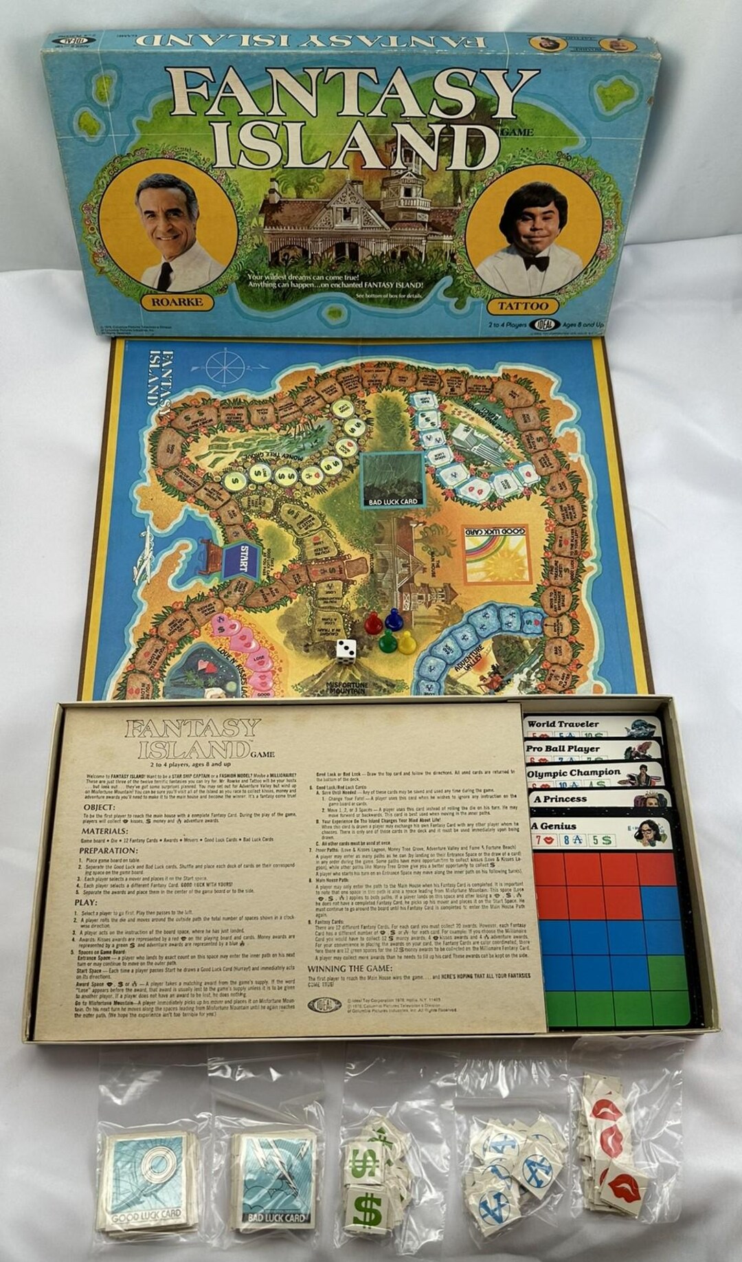1978 Fantasy Island Game by Ideal Games Complete in Good Condition FREE ...