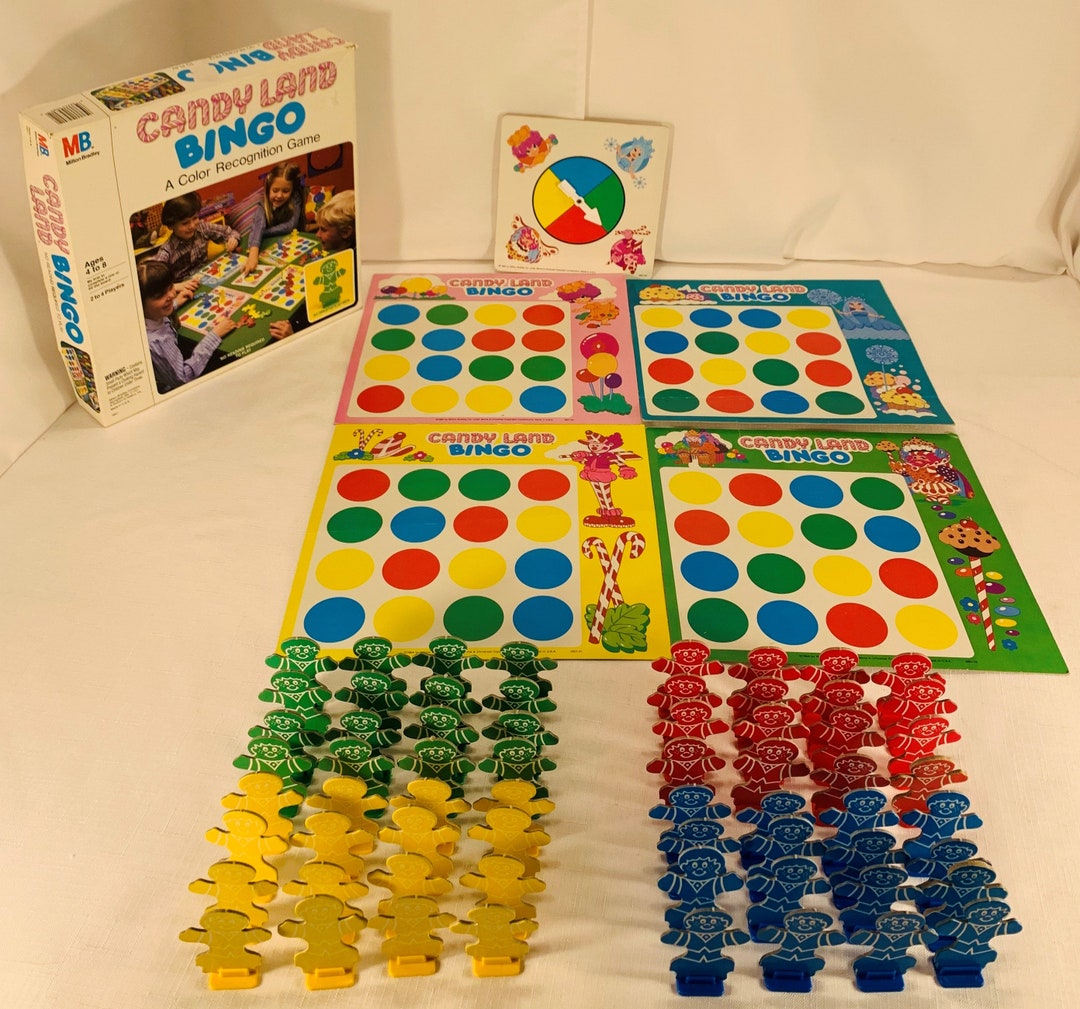 1978 Candy Land Bingo Game by Milton Bradley Complete in Great - Etsy