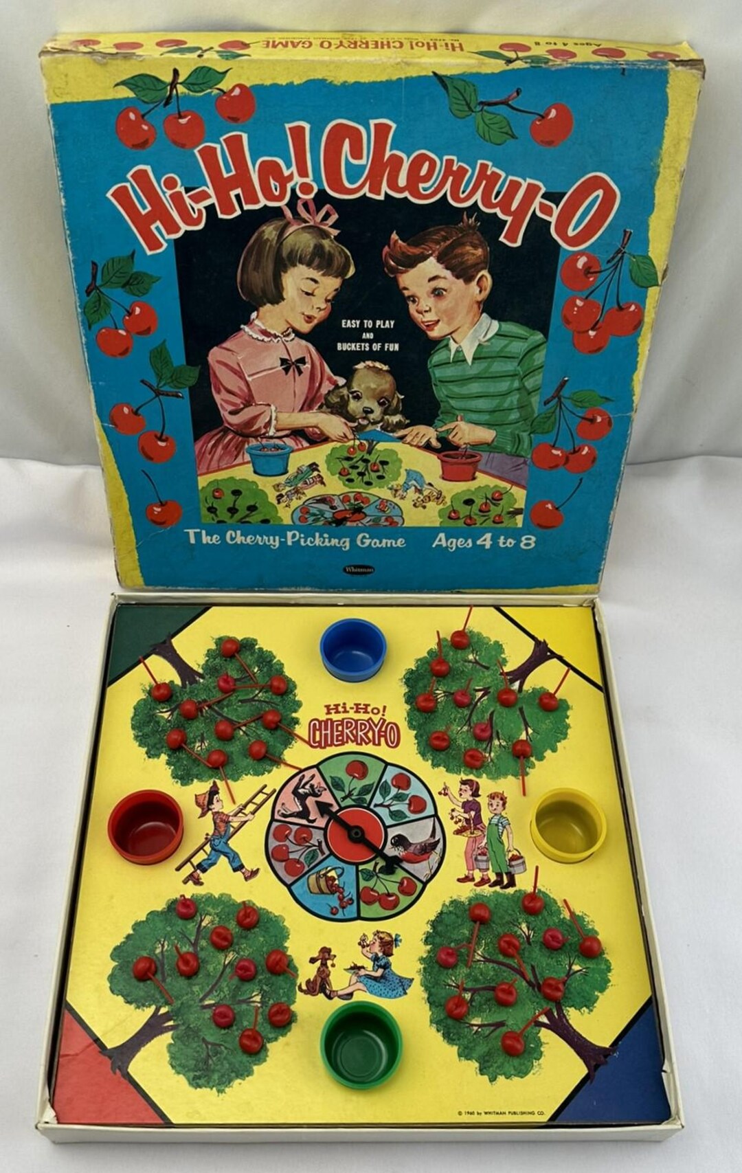 1960 Hi Ho Cherry-o Game by Whitman Complete in Good Condition FREE ...