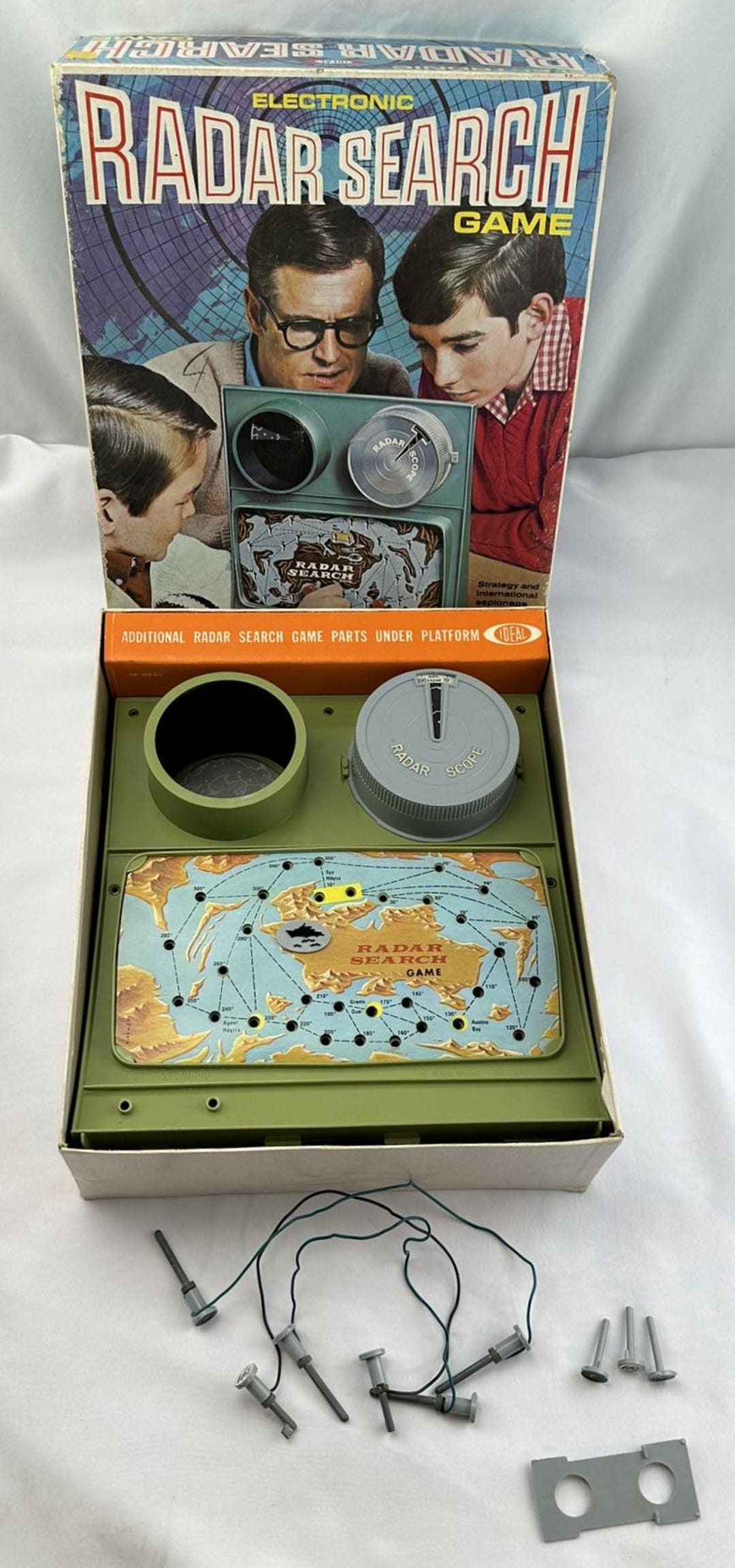 1969 Radar Search Game by Ideal Complete in Good Condition FREE ...