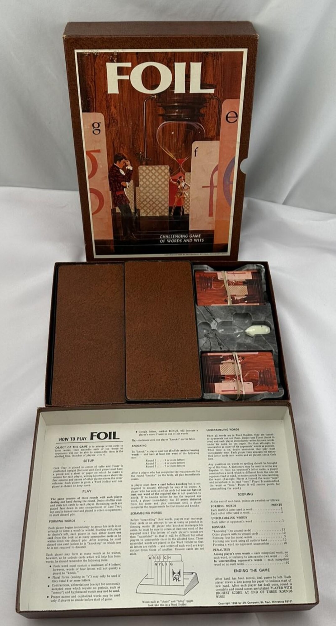 1971 Foil Game by 3M Complete in Great Condition FREE SHIPPING - Etsy