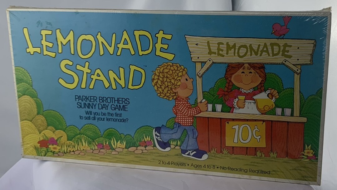 1979 Lemonade Stand Board Game by Parker Brothers Sealed New FREE ...