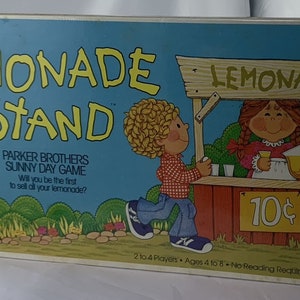 1979 Lemonade Stand Board Game by Parker Brothers Sealed New FREE ...