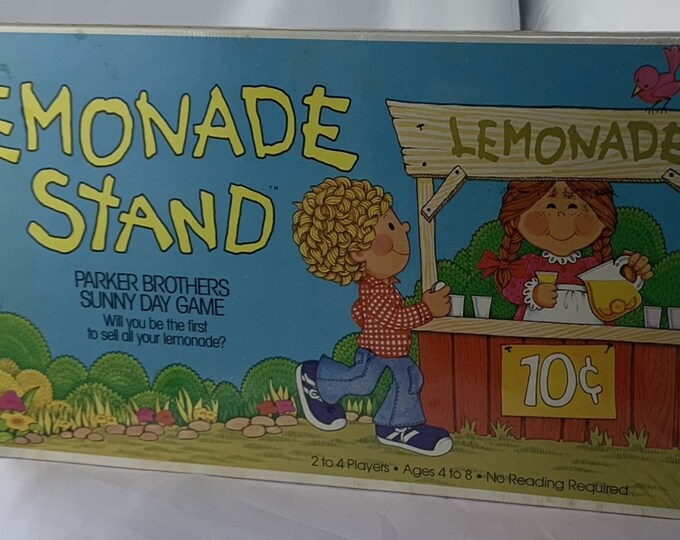1979 Lemonade Stand Board Game by Parker Brothers Sealed New FREE ...