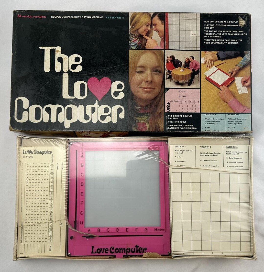 The Love Computer Game New Old Stock FREE SHIPPING - Etsy