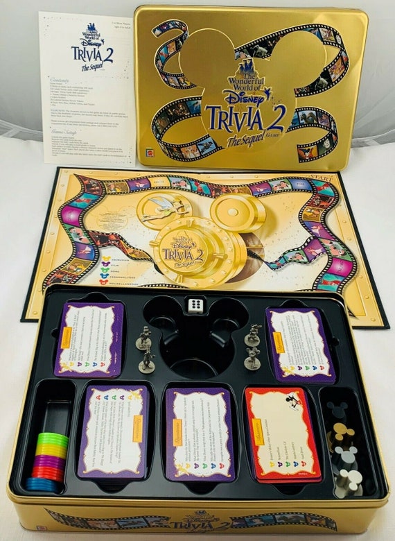The Wonderful World of Disney Trivia 2: the Sequel Game by | Etsy