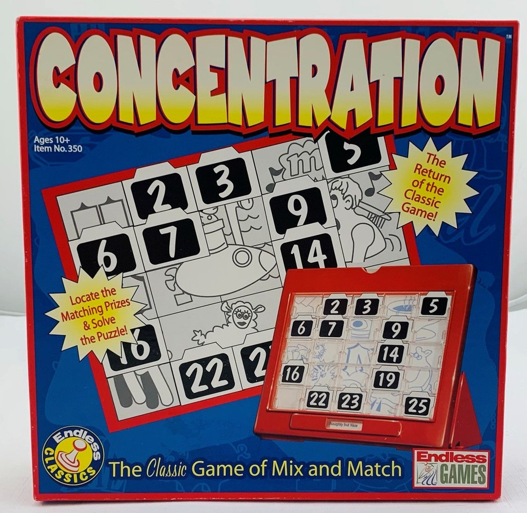 2002 Concentration Game by Endless Games New Old Stock FREE SHIPPING - Etsy