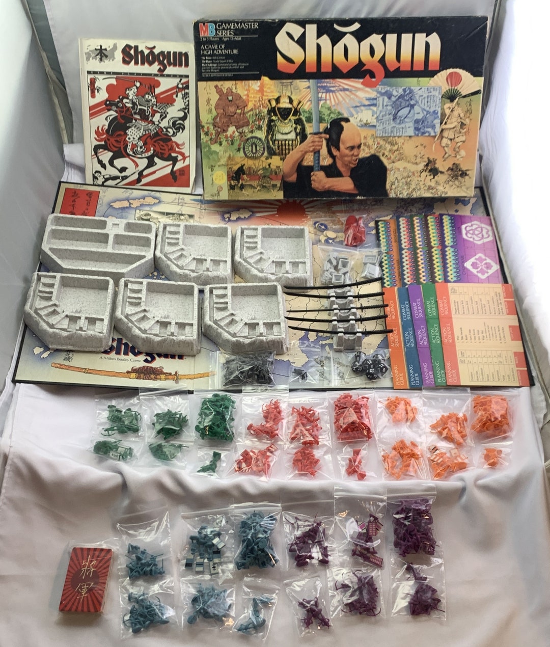 1986 Shogun samurai Swords Game by Milton Bradley Game Master Series ...