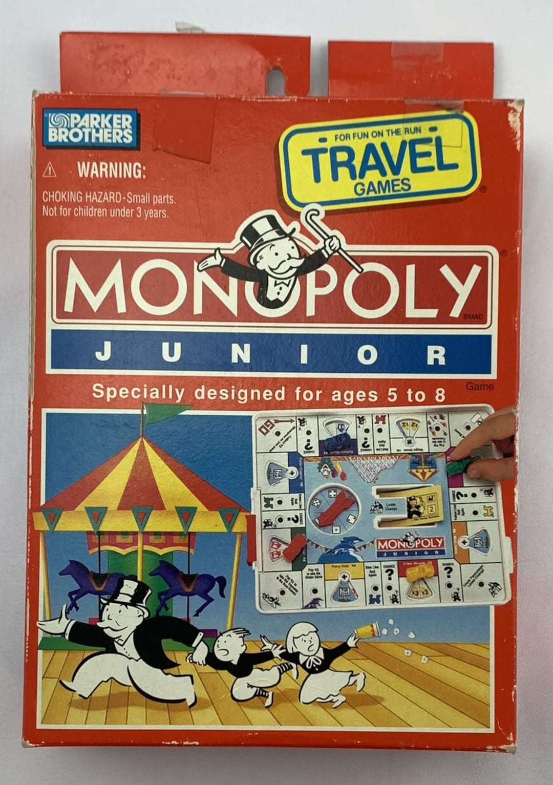 1994 Monopoly Junior Travel Game by Parker Brothers New FREE SHIPPING ...