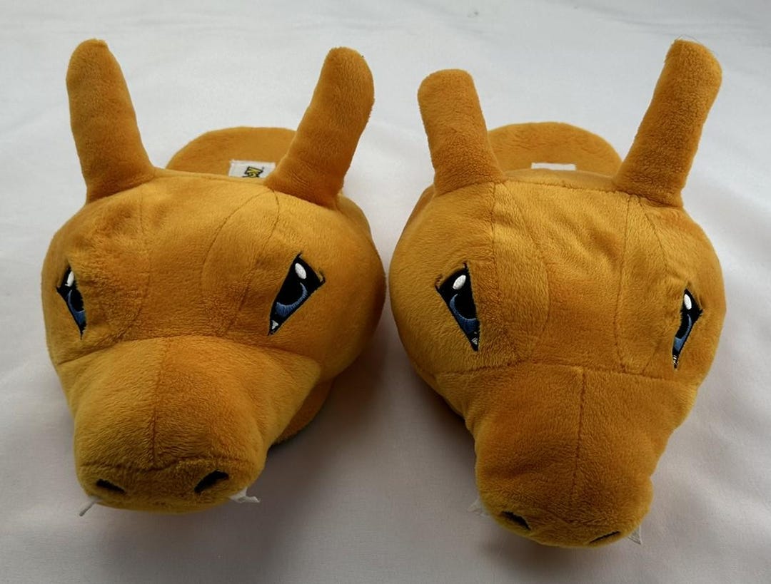 Pokemon Plush Slippers Charizard Size Small FREE SHIPPING - Etsy