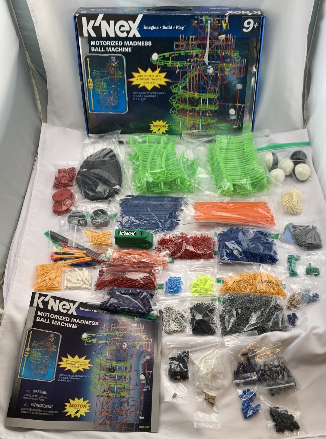 Knex Motorized Madness Ball Machine Set #50086 Complete in Great Condition FREE SHIPPING - Etsy