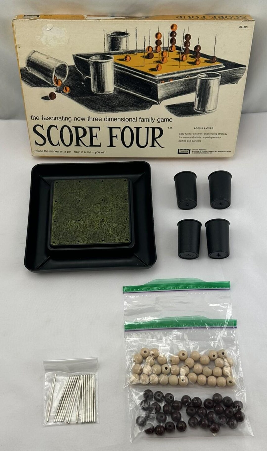 1968 Score Four Game by Lakeside Complete in Good Condition FREE ...