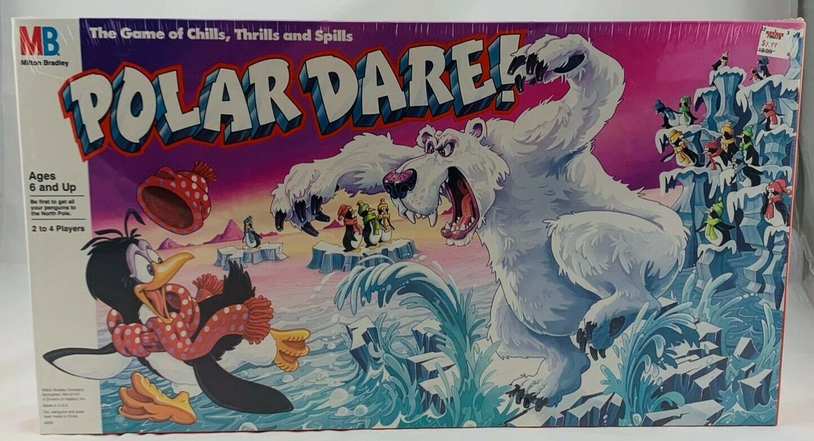 1991 Polar Dare! Game by Milton Bradley Brand New Sealed FREE SHIPPING ...
