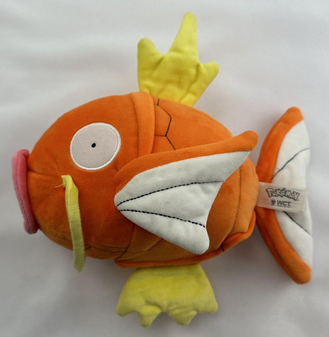 Pokemon Plush Magicarp 9 Flopping Action When Shaken New FREE SHIPPING ...