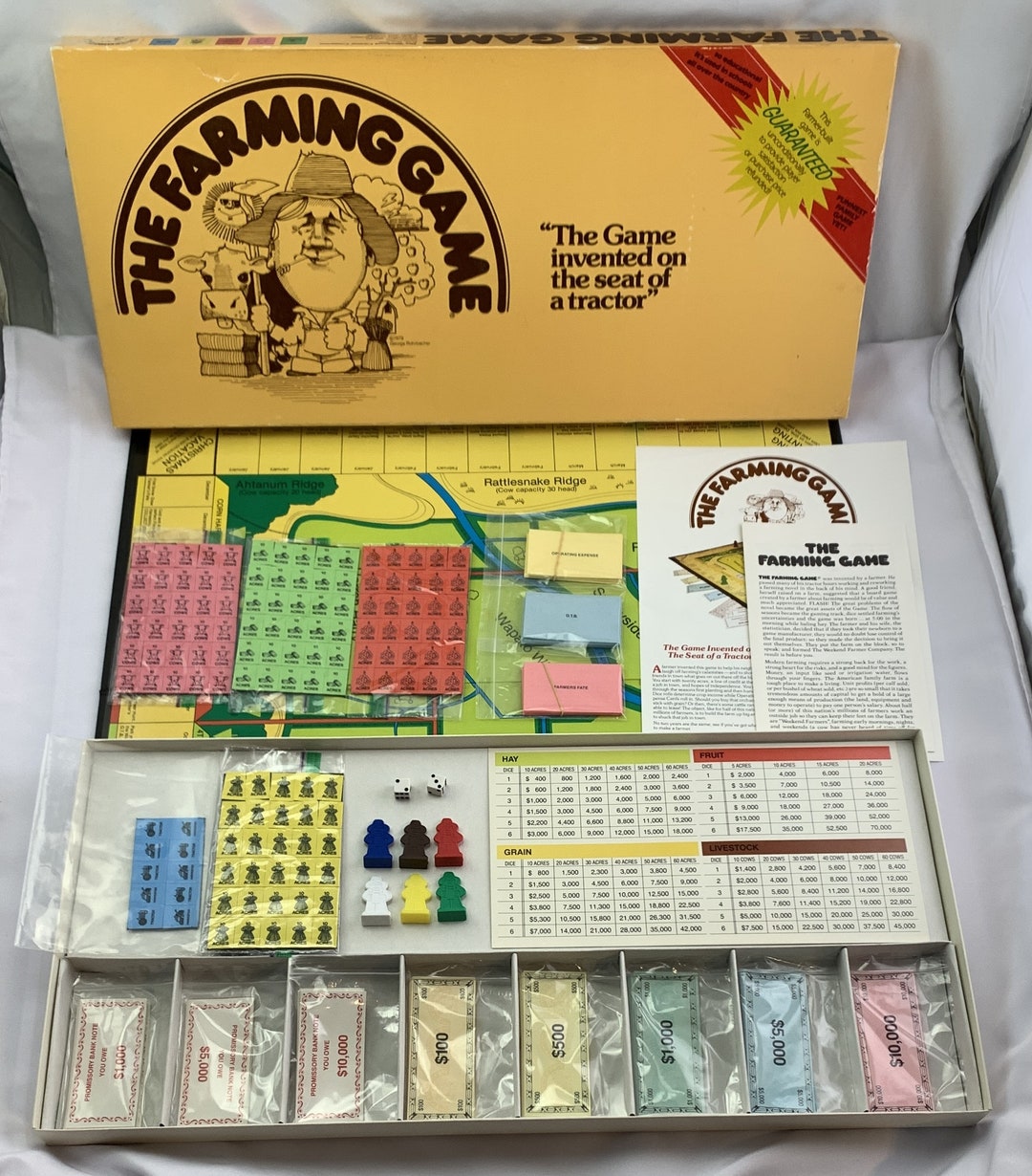 1979 the Farming Game Complete in Great Condition FREE SHIPPING - Etsy