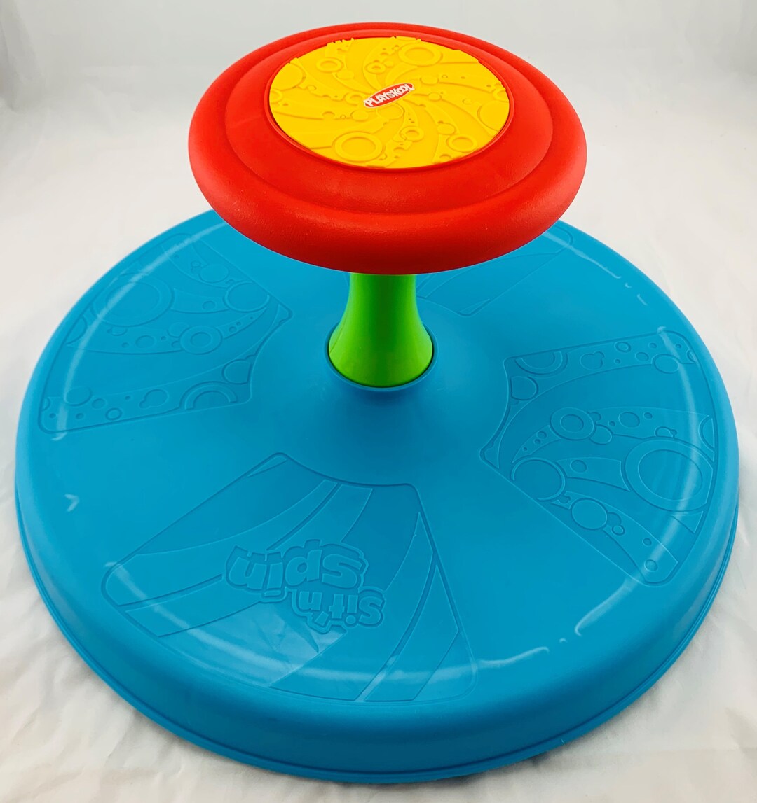 Playskool Blue Sit N Spin Sit and Spin, Working in Great Cond FREE ...