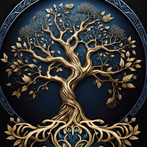 Tree of Life Prints, Enchanted Forest, Printable Wall Art, Print on ...