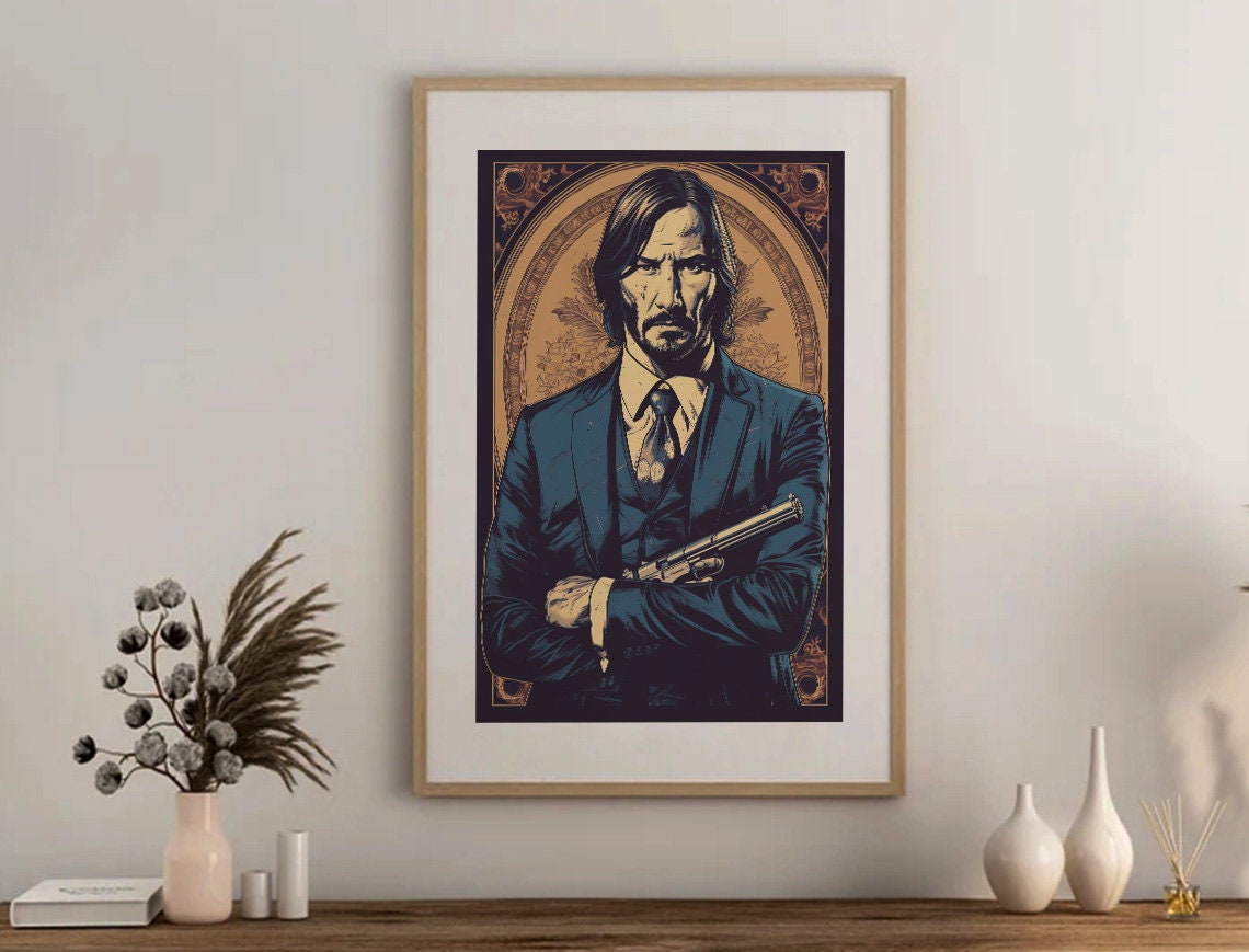John Wick Portrait Wall Art and Poster sold by BernMontag | SKU ...