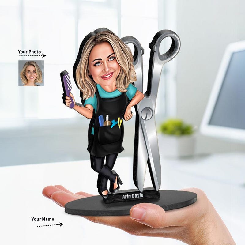 Hair Stylist Sculpture - Etsy UK