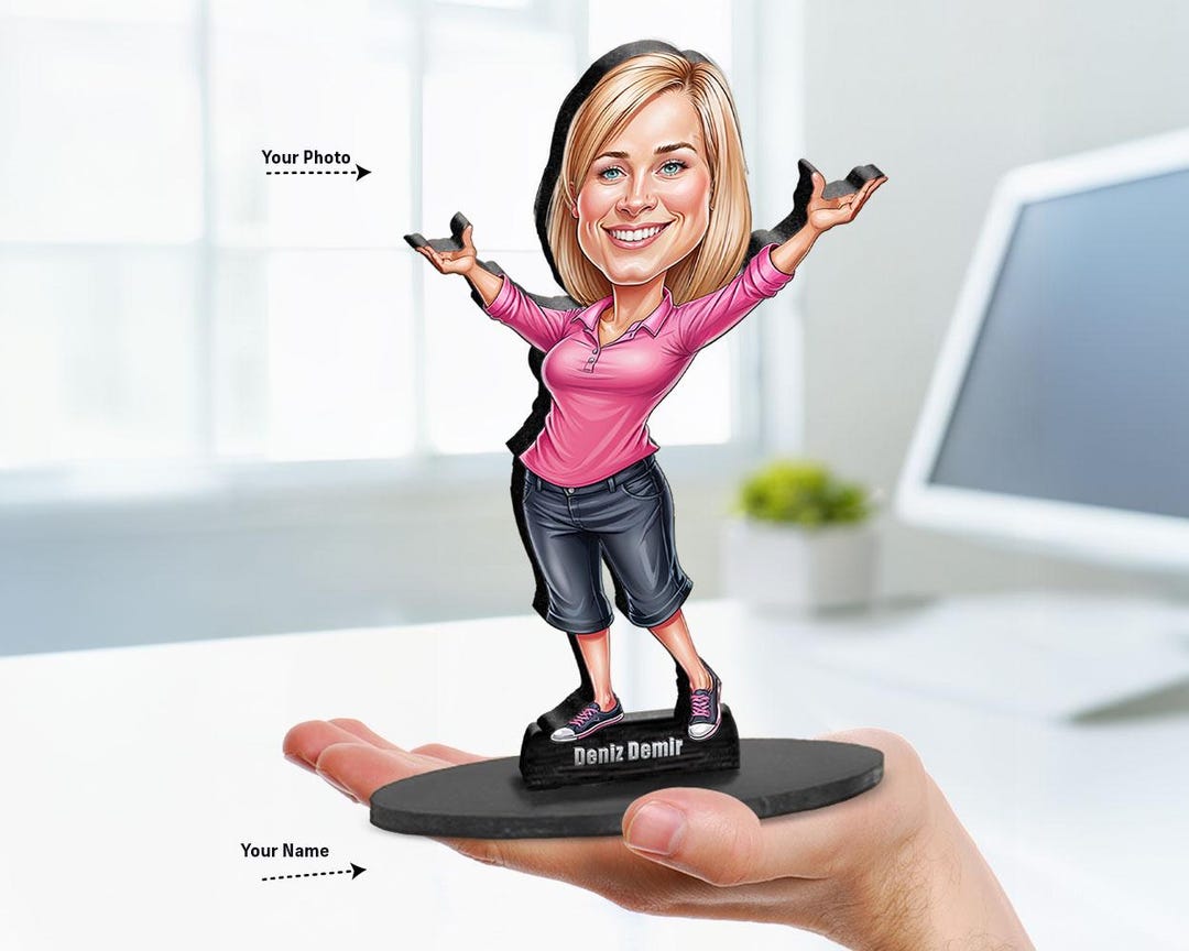 Custom Active Woman Gift – Personalized Funny Figurine, Magnet ...